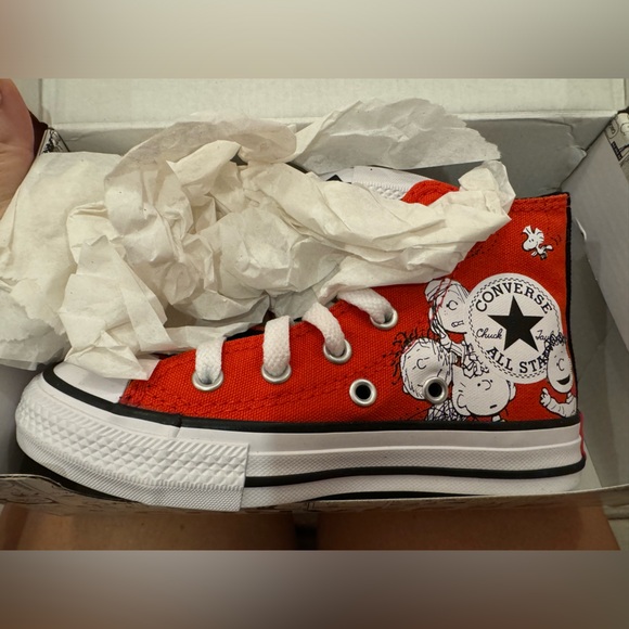 Converse | Shoes | Nwt Peanuts X Chuck Taylor All Star High Snoopy And ...